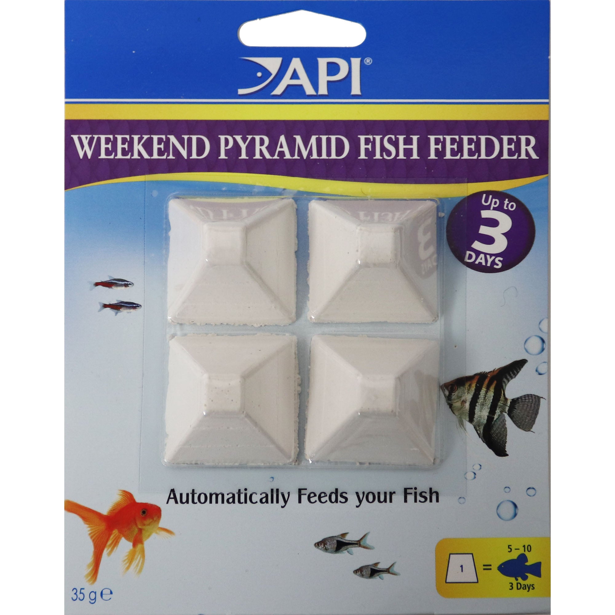 API Weekend Pyramid Fish Feeder – Pet Paradise - Harvard