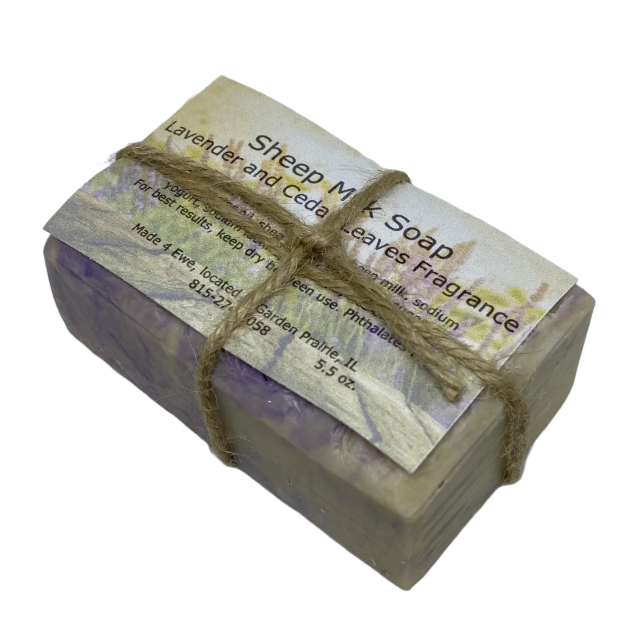 Made 4 Ewe Sheep Milk Soap, Lavender and Cedar Leaves 5.5 oz – Pet ...