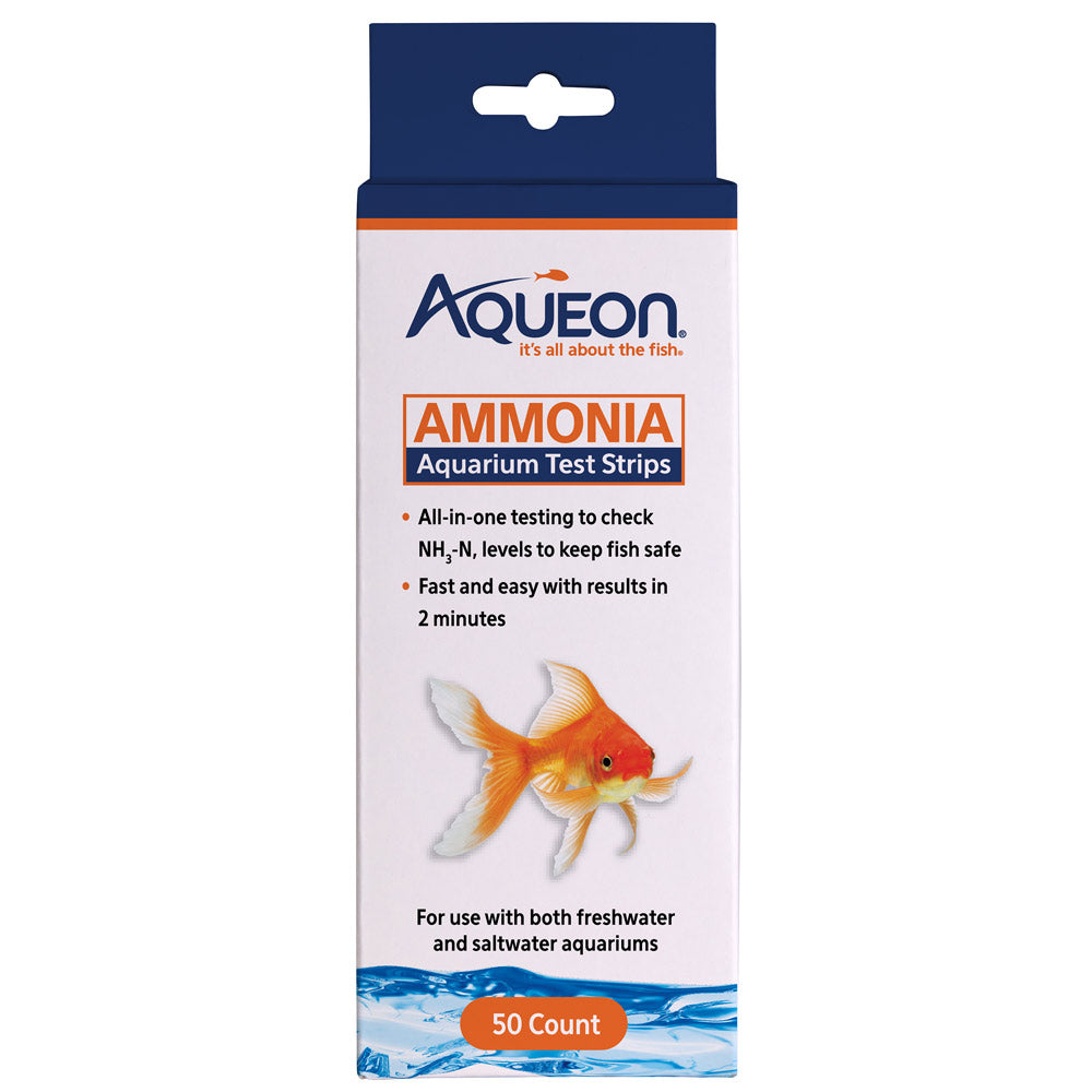Aqueon Ammonia Aquarium Test Strips – Pet Paradise - Harvard