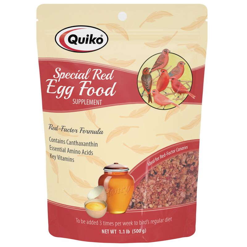 Quiko Special Red Egg Food Supplement – Pet Paradise - Harvard