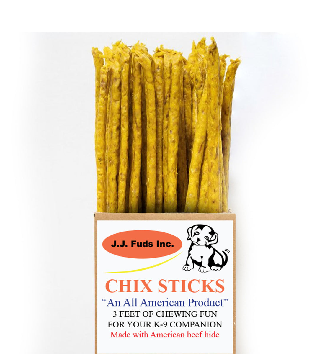 JJ Fuds' Chix Sticks 36" – Pet Paradise - Harvard