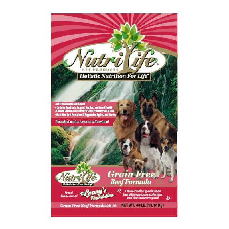 Nutri Life Grain Free Beef Dog Food – Pet Paradise - Harvard