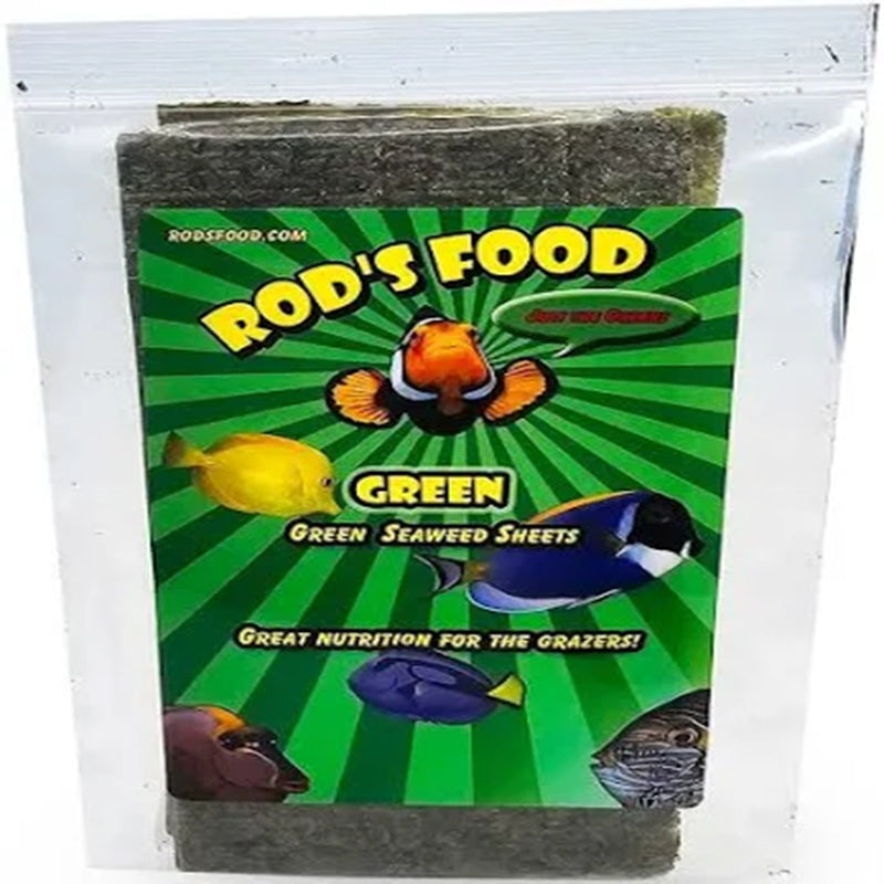 Rod's Food Green Seaweed Sheets 30 gram – Pet Paradise - Harvard