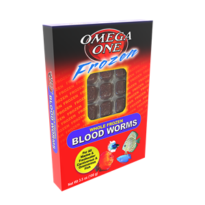Omega One Frozen Blood Worms – Pet Paradise - Harvard
